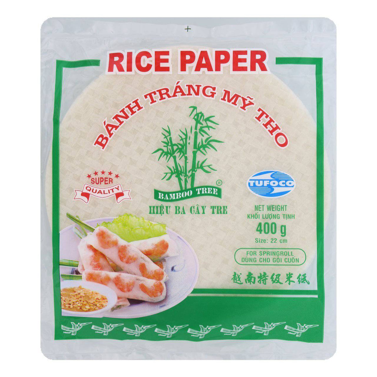 Bamboo Tree Rice Paper: Authentic Spring Roll Wrapper Worldwide ...