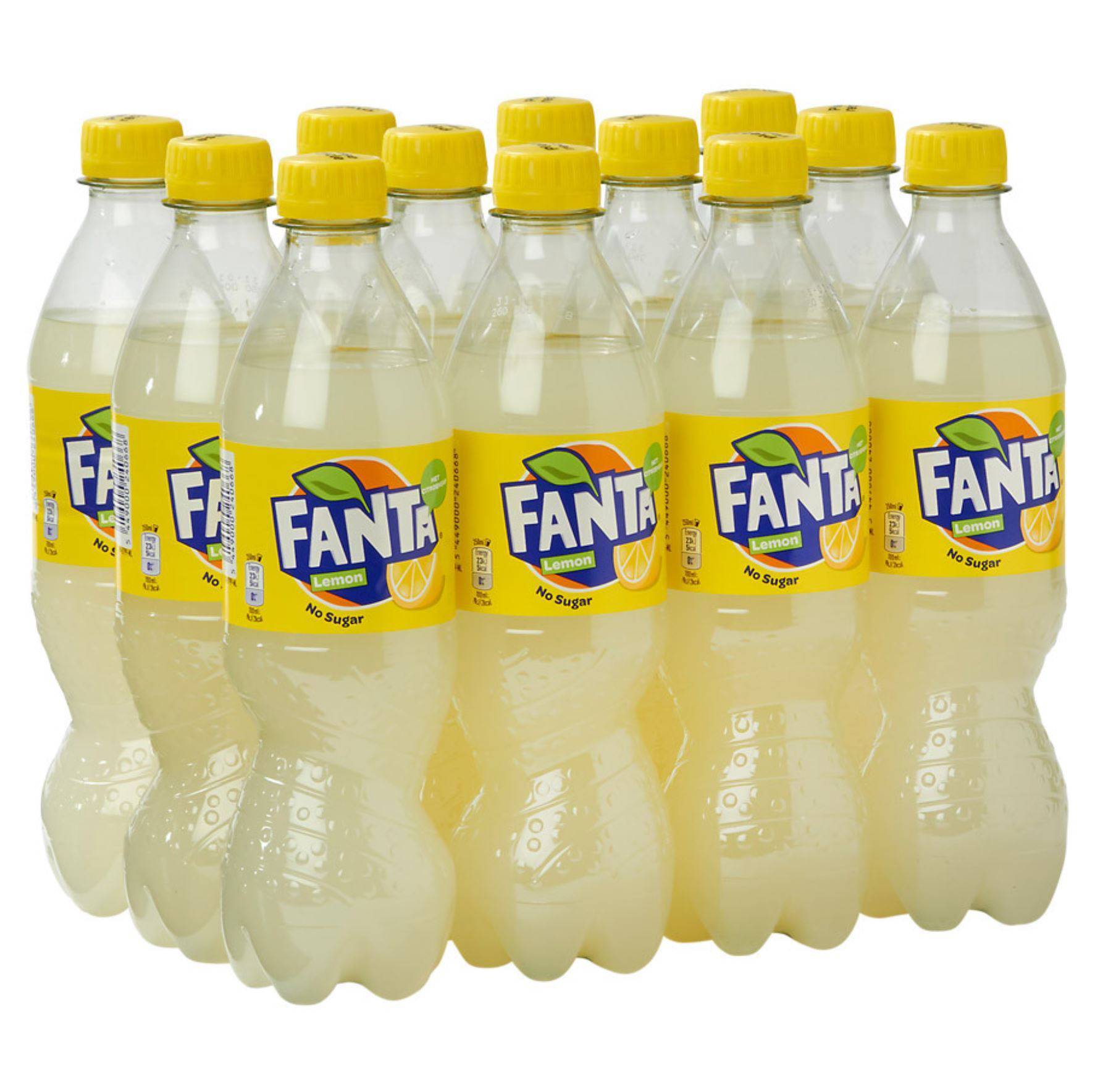 Fanta Zero Lemon 12x500ml - Refreshing Citrus Soda Worldwide Delivery ...