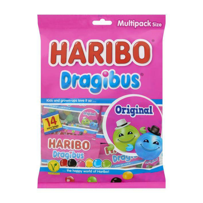 Buy Haribo Dragibus Sharing Box - Delicious Assorted Fruit Flavored ...