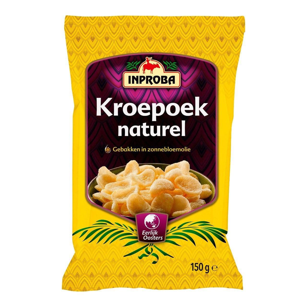 Inproba Kroepoek Naturel - Baked In Sunflower Oil Worldwide Delivery ...