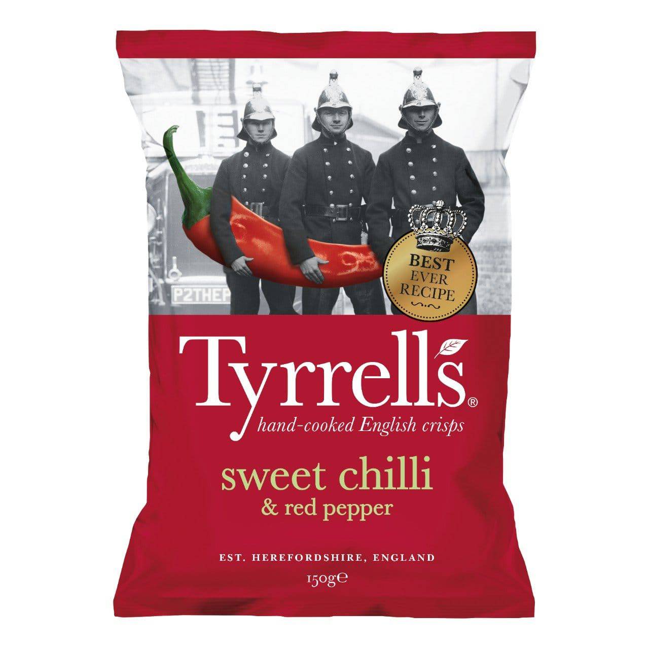 Tyrrells Sweet Chilli-Red Pepper Chips: Spicy and Delicious! Worldwide ...