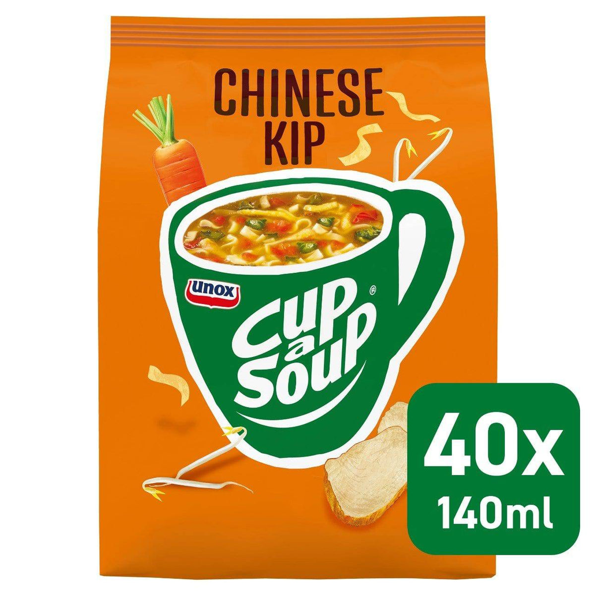 Unox Cup-A-Soup Machine Bag - Authentic Chinese Chicken Flavor ...