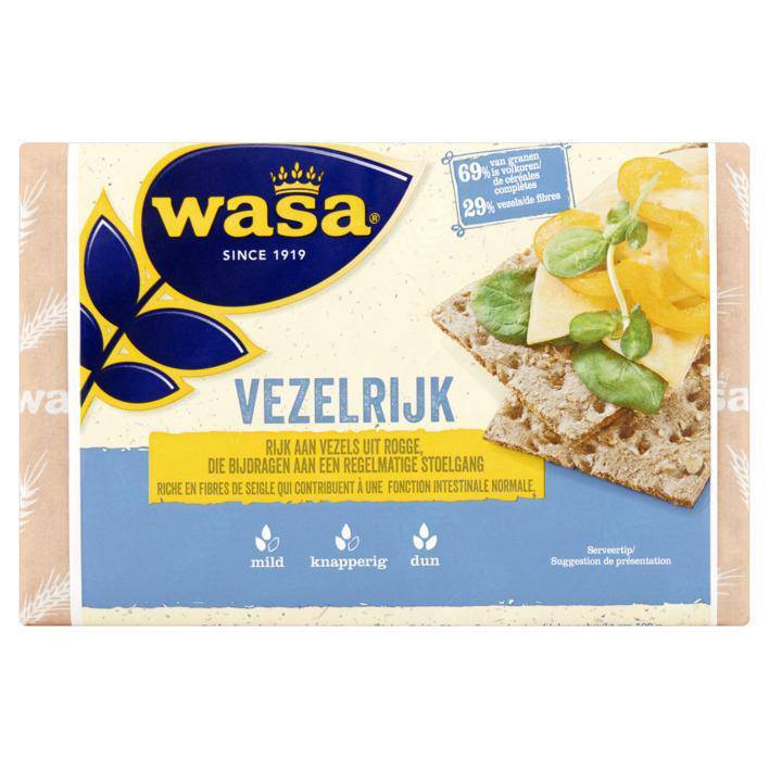 Wasa High in Fiber - Boost Your Health with Whole Grain Crackers Worldwide Delivery– Pantry